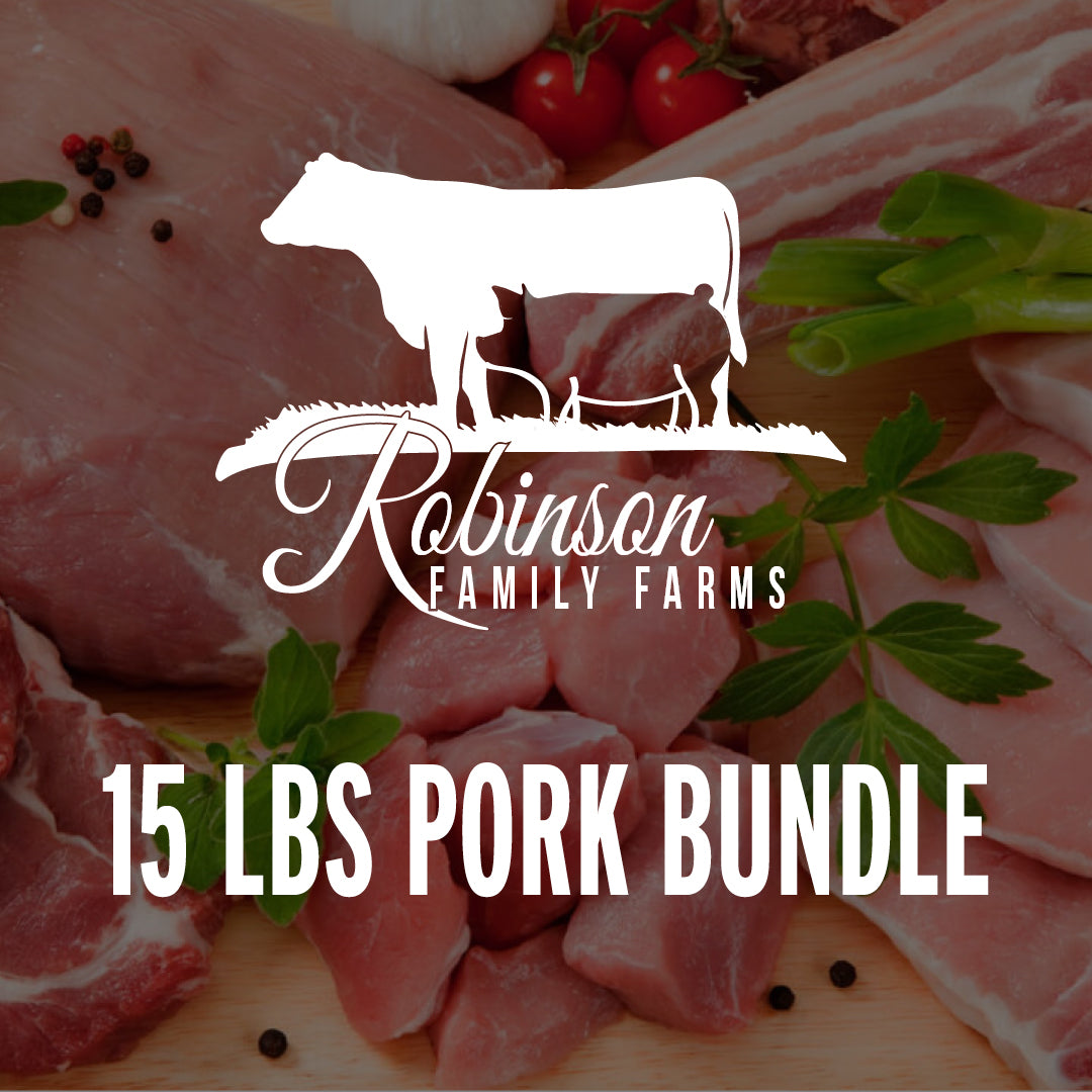 15 lbs Pork Bundle – Robinson Family Farms
